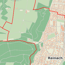 Druck - Ortsplan Therwil